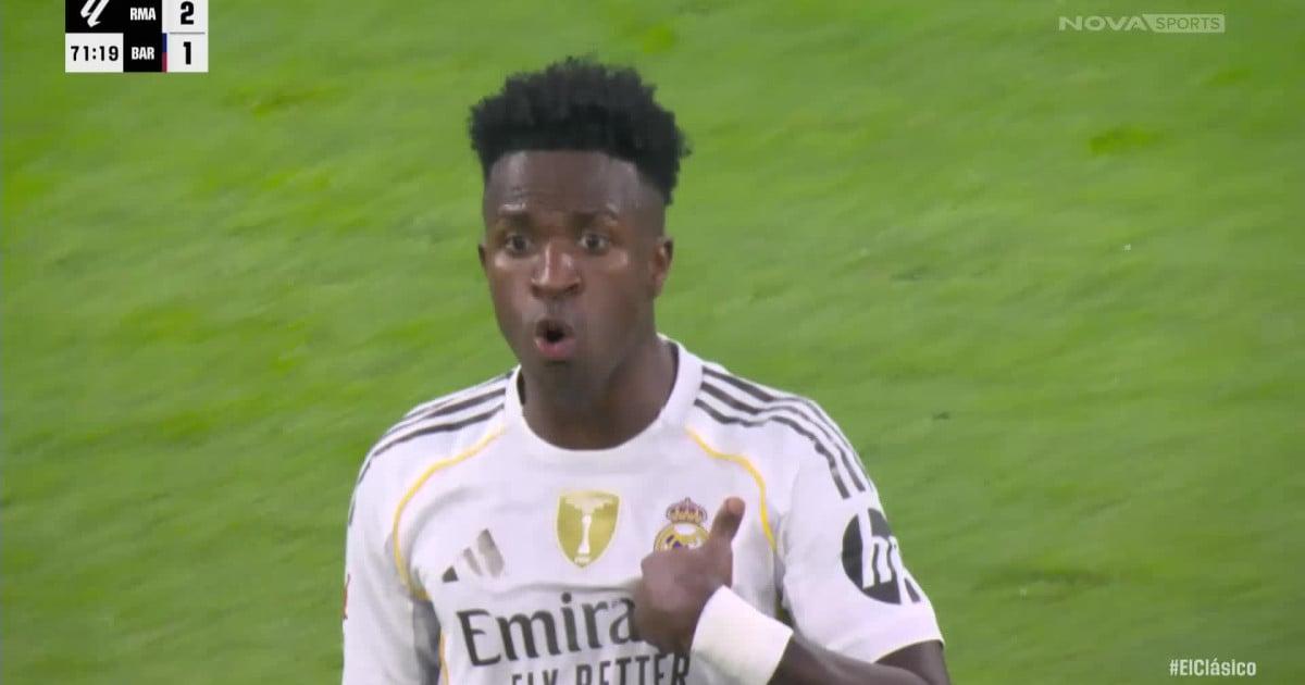 Χαμός με Βινίσιους στο Clasico - Χειρονομίες σε Αλόνσο μετά την αλλαγή ...